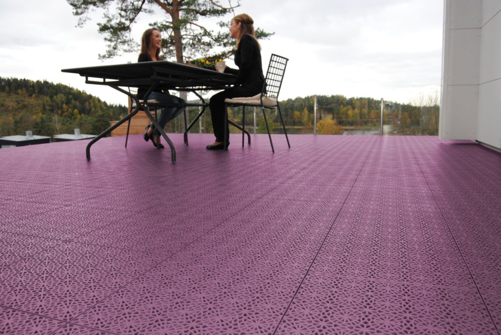 Outdoor grating Module Terrace X10, drainage and high resistance